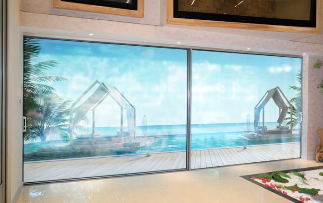 Hidden fan double track sliding door hardware system - KERSSENBERG